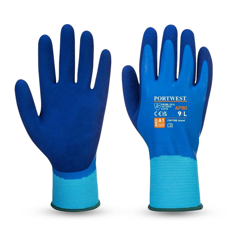 Portwest AP80 Liquid Pro Latex Foam Waterproof Gloves — Gloves Wholesale